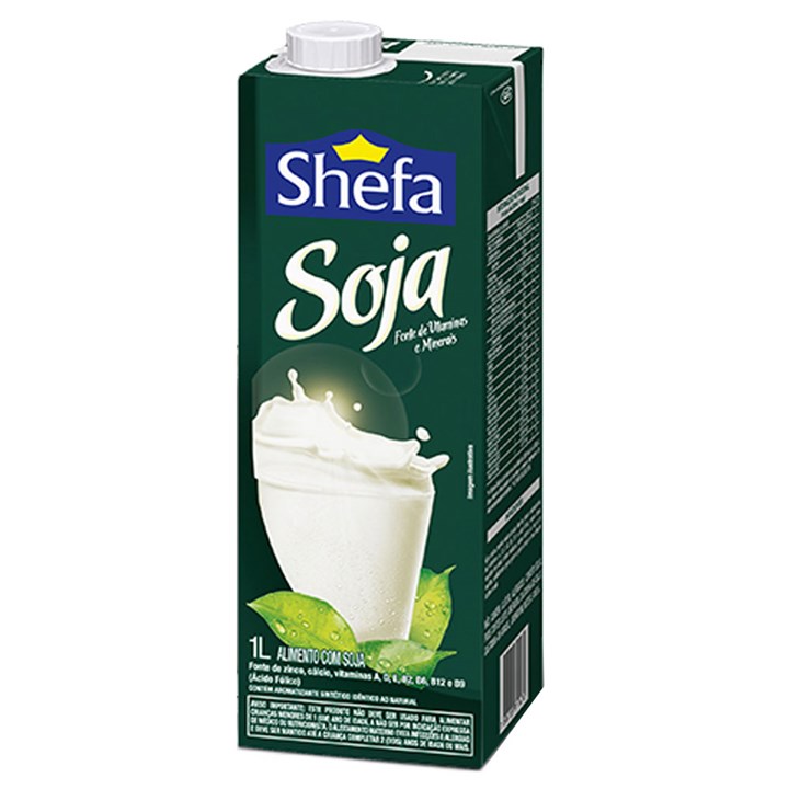 Suco Shefa Alimento a Base de Soja Original Unidade 1L | Dia Food Service